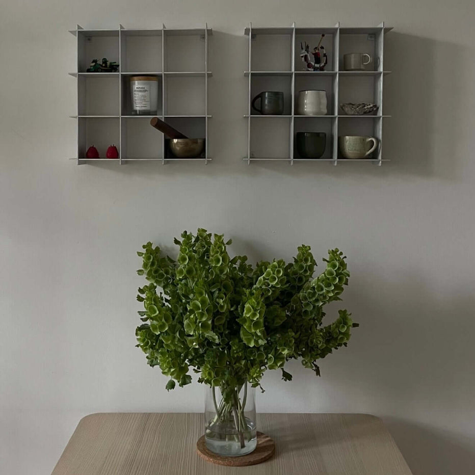 Stello Countertop Grid Shelf - Modern Storage Essential – LoveÉcru