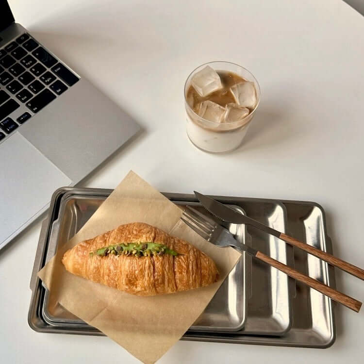 Industrial Stainless Steel Tray - Modern & Versatile – LoveÉcru