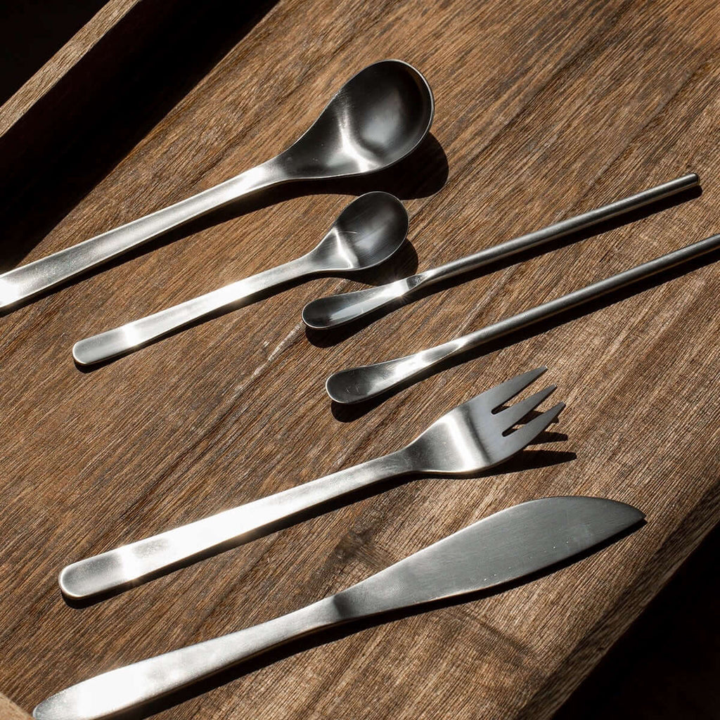 Japanese Retro Stainless Steel Cutlery Set – LoveÉcru