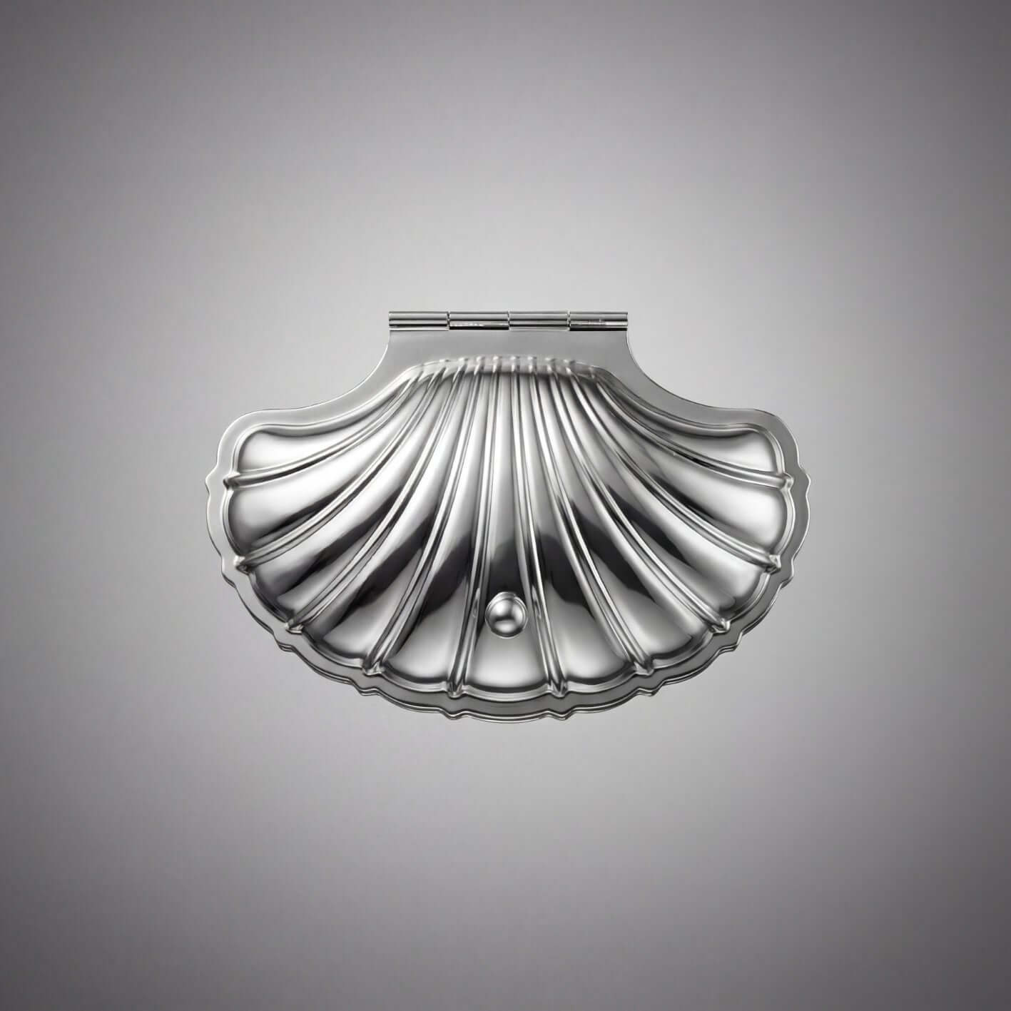 Vintage Shell-Shaped Silver Trinket Case – LoveÉcru