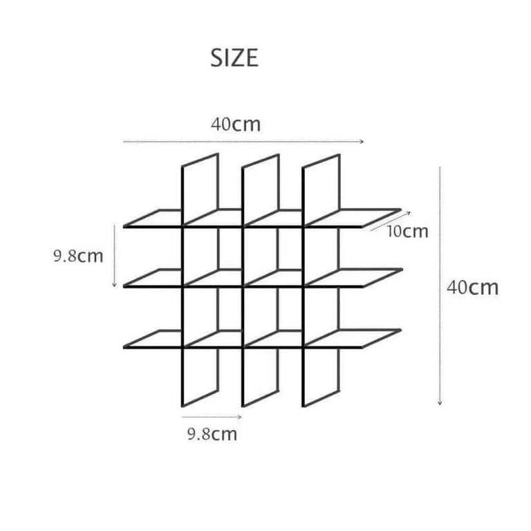 Stello Countertop Grid Shelf - Modern Storage Essential – LoveÉcru