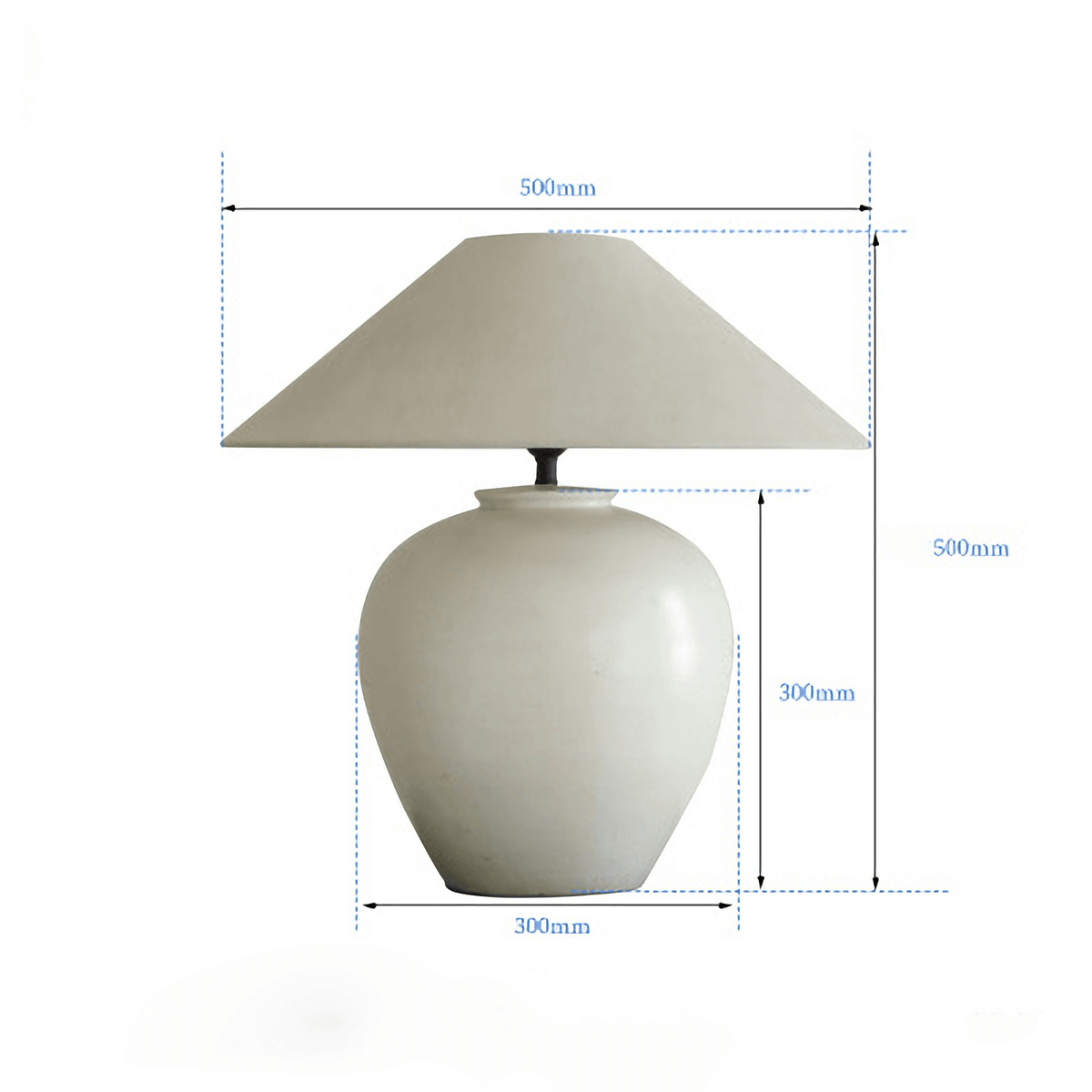 Egg Shaped Clay Pot Table Lamp - Artisan Design – LoveÉcru